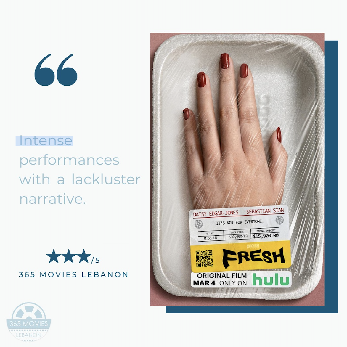 Fresh by Mimi Cave film review | LIFF